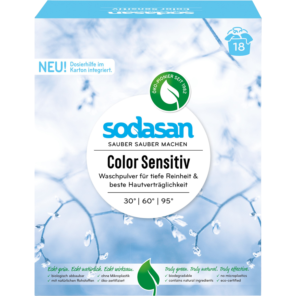 Sodasan Colour Sensitive Washing Powder, 1,01 kg - Ecosplendo Online Shop International