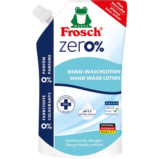 Frosch Zero Sensitive Hand Wash Lotion, 500 ml - Ecosplendo Online Shop ...