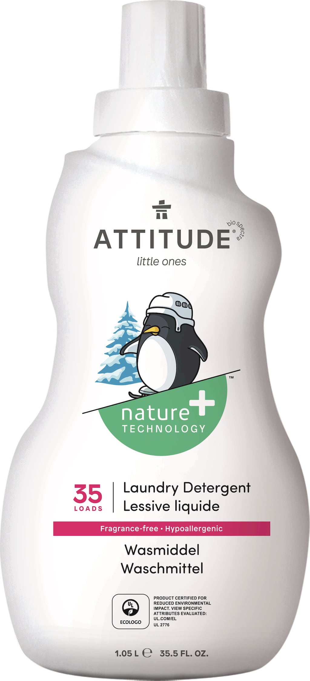 ATTITUDE Baby Waschmittel Flüssig Parfümfrei - Ecosplendo Onlineshop