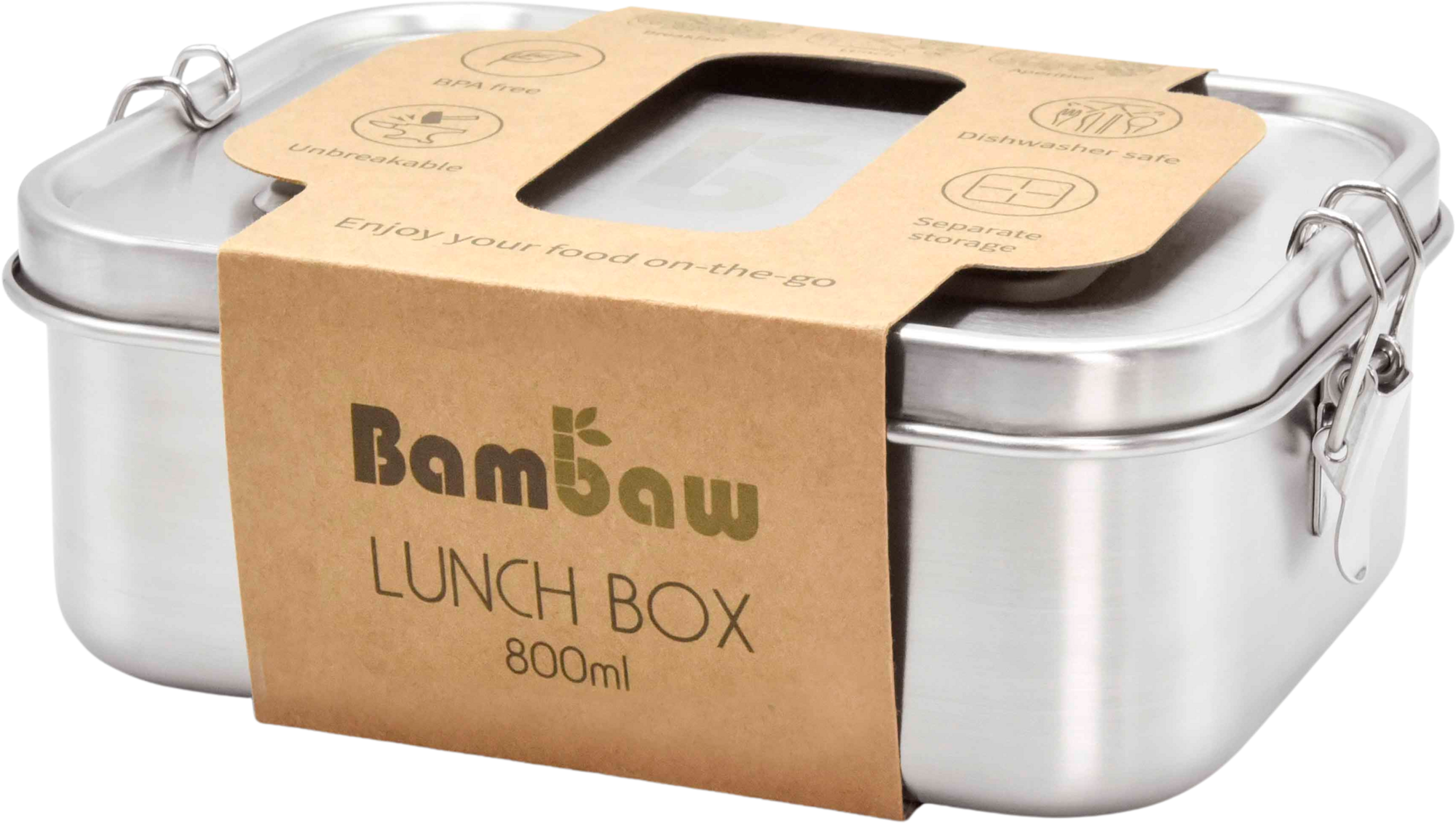 Bambaw Lunch Box avec Couvercle en Métal - Boutique en ligne Ecosplendo ...