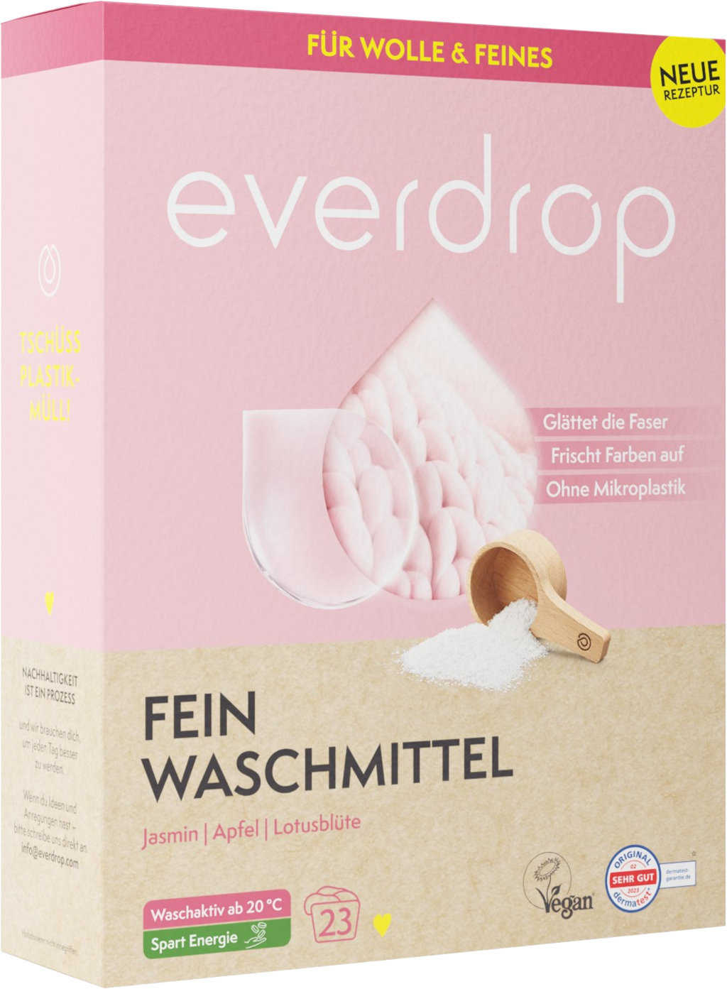 everdrop Feinwaschmittel, 760 g - Ecosplendo Onlineshop