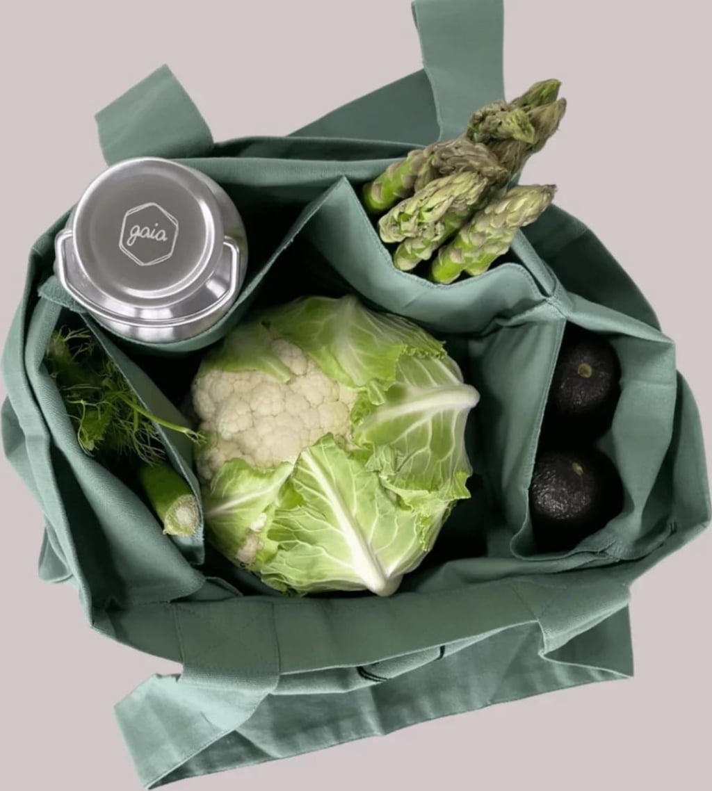 gaia Torba materiałowa LOTTA z 6 kieszeniami wewnętrznymi - Ecosplendo