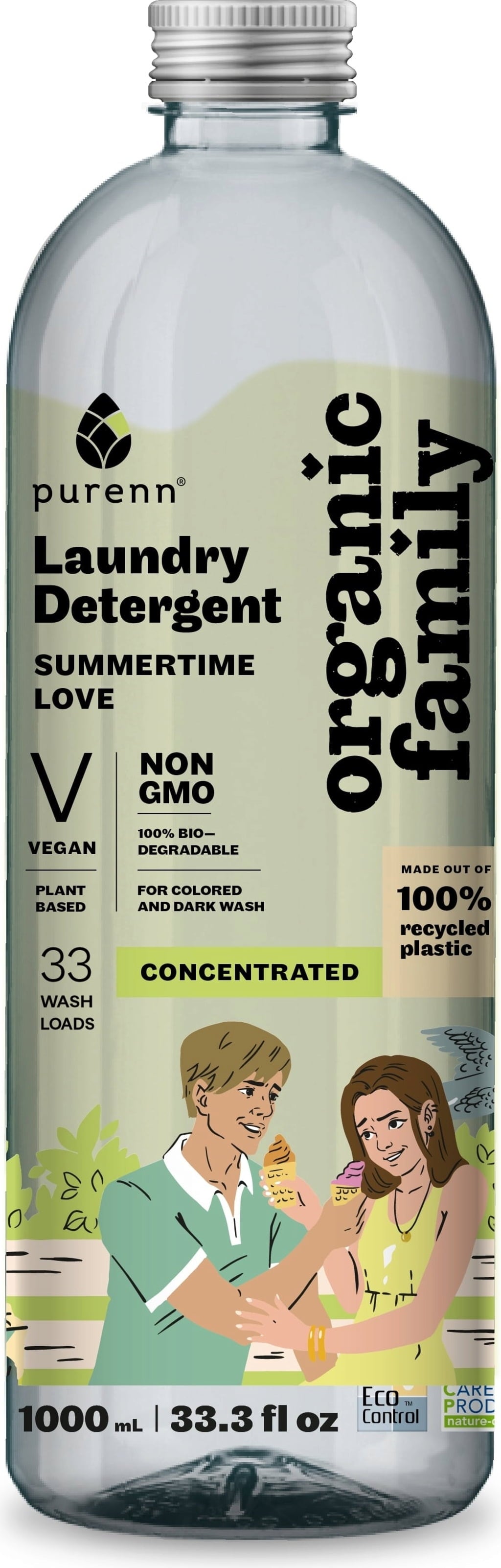 purenn organic family Vloeibaar Wasmiddel Summertime Love - Ecosplendo ...